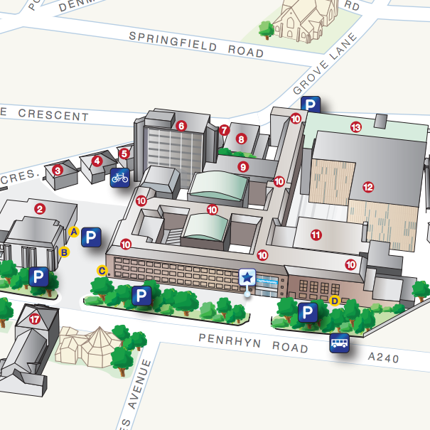 University Campus Maps Mapping London