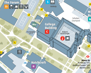 Middlesex University Campus Map – Mapping London