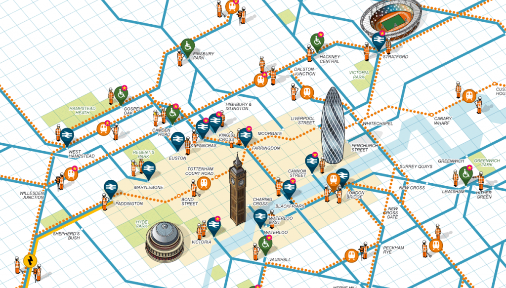 Network Rail – Mapping London