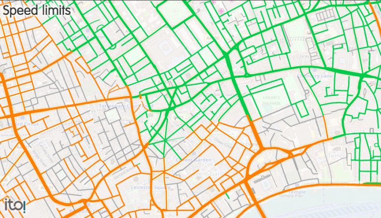 Speed Limit Map – Mapping London