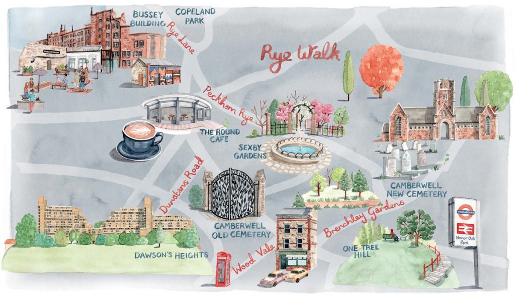 Illustrated Maps of SE London – Mapping London