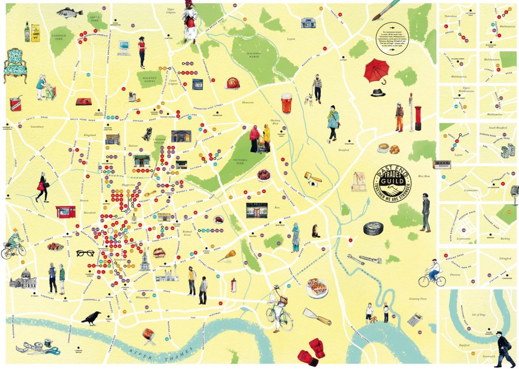East End Independents – 2019 Edition – Mapping London