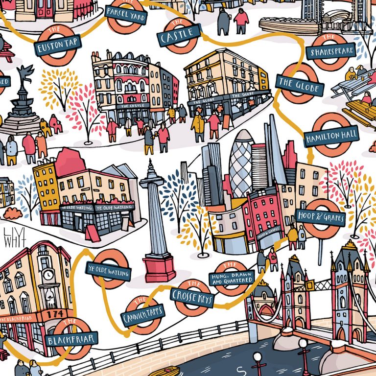 Circle Line Pub Crawl – Mapping London