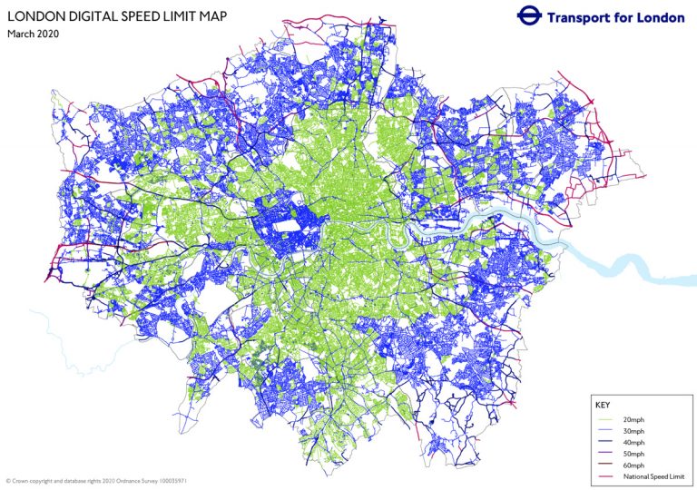 Speed Limit Map – Mapping London